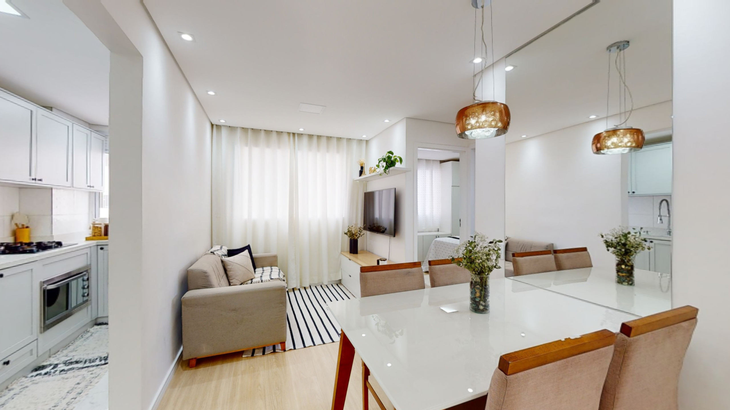 Fotos de apartamentos decorados pequenos | Blog da Tenda